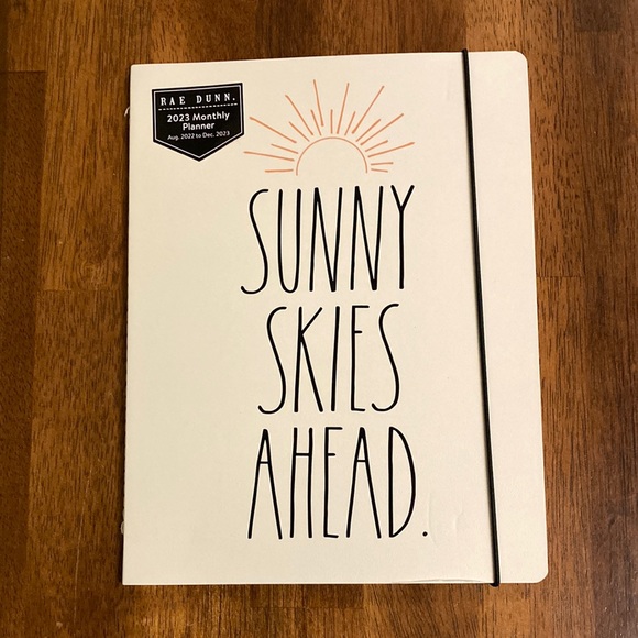 Rae Dunn | Office | Rae Dunn Sunny Skies Ahead 223 Monthly Planner ...